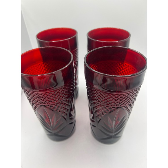 Luminarc | Dining | Luminarc Cristal Darques Ruby Drinking Glasses Set ...